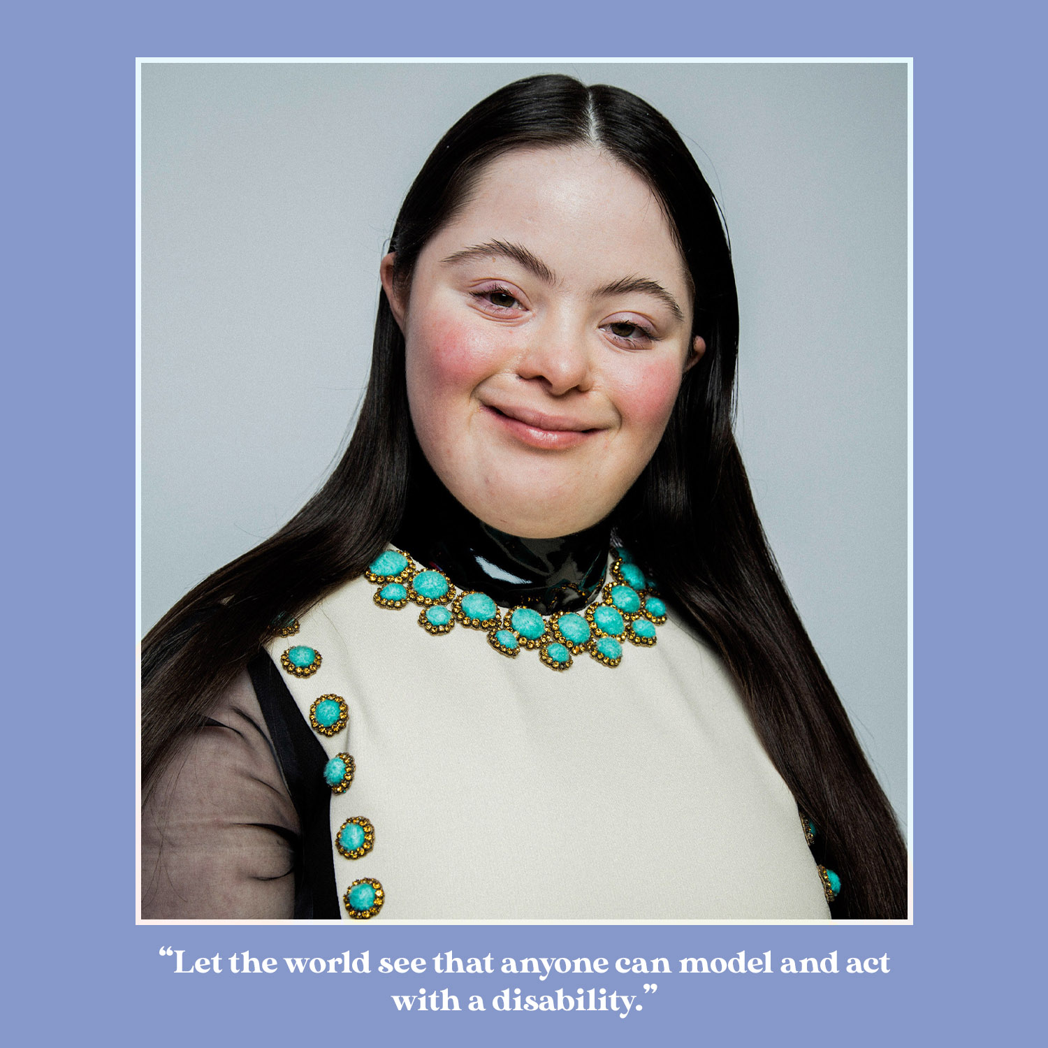 Ellie Goldstein ist das neue Gesicht von Gucci Beauty: "Die Welt soll ...